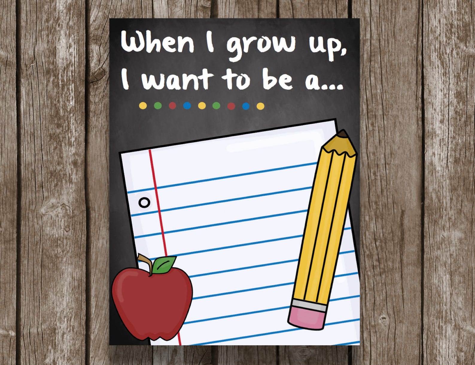 50% OFF SALE When I Grow up Poster - Sign - Graduation - First Day of ...