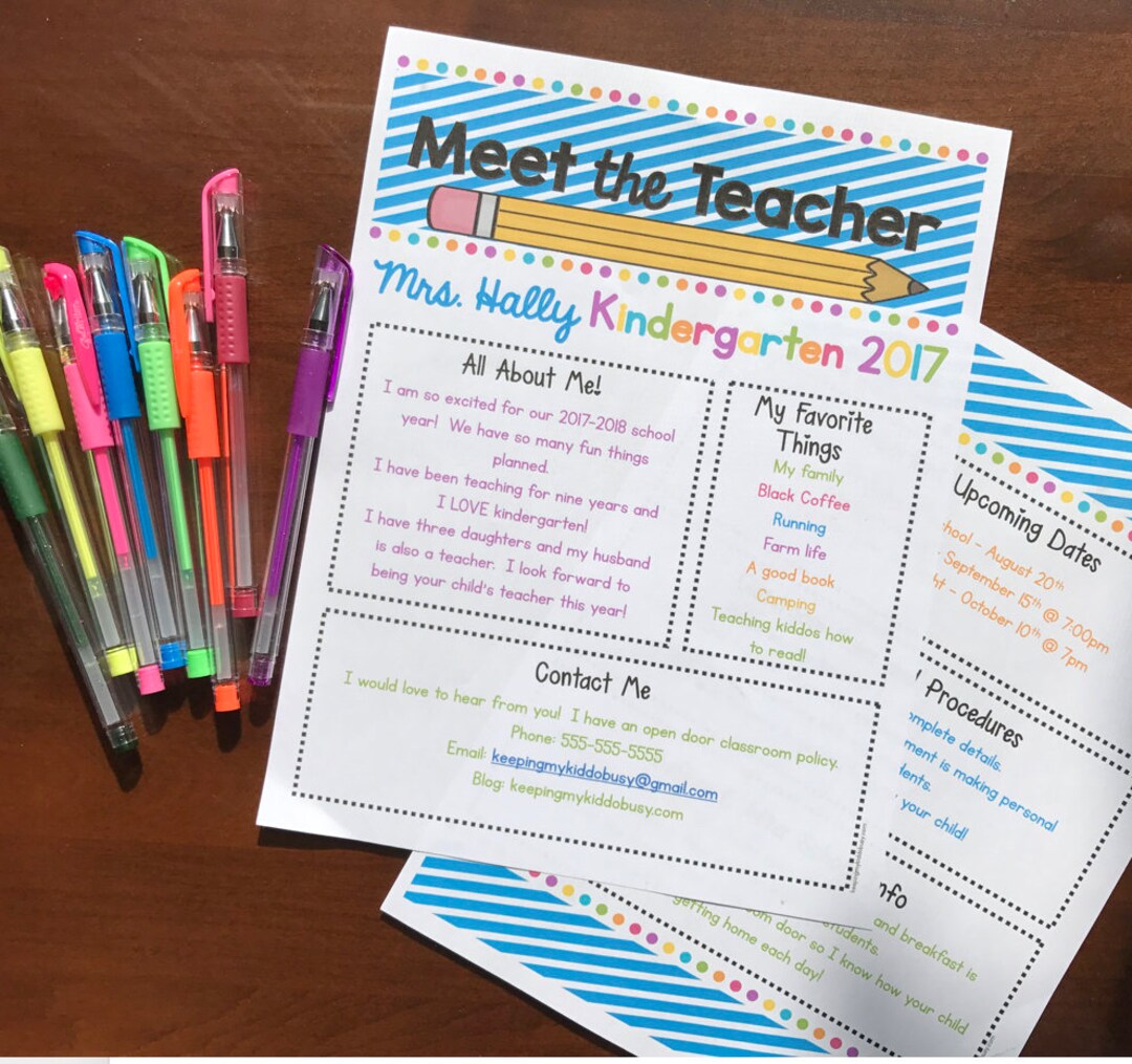 50% OFF SALE Meet the Teacher - Welcome Students - Open House - Back to ...