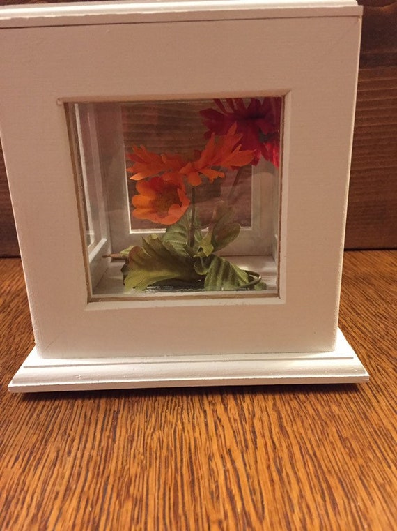 Unity Sand Box Display Box White Rotating Wooden Picture - Etsy