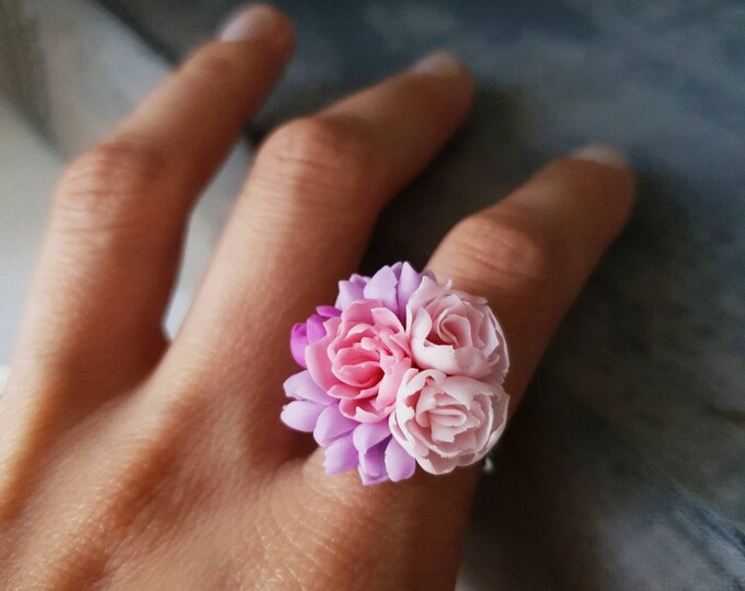 Spring Ring With Flowers - Etsy