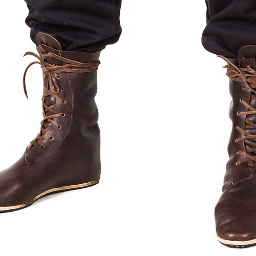 High Front Tied Boots - Etsy