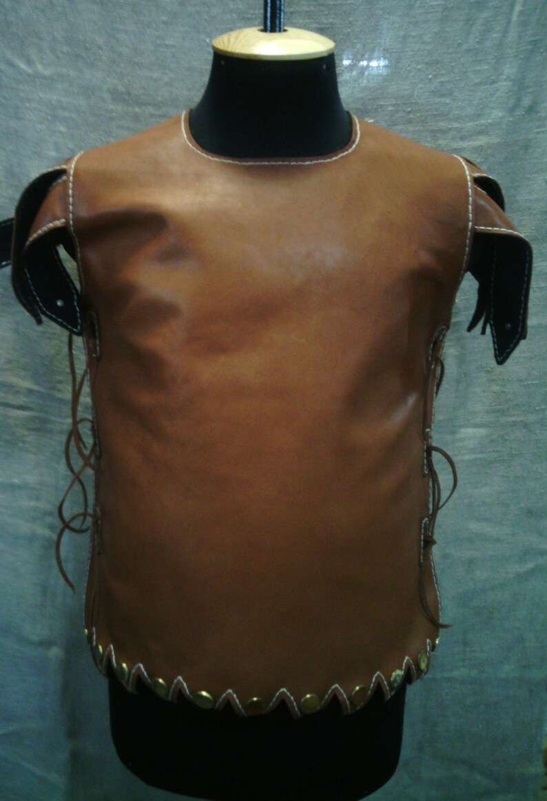 Leather Tunic Ancient Rome padded a Wool Old Rome - Etsy