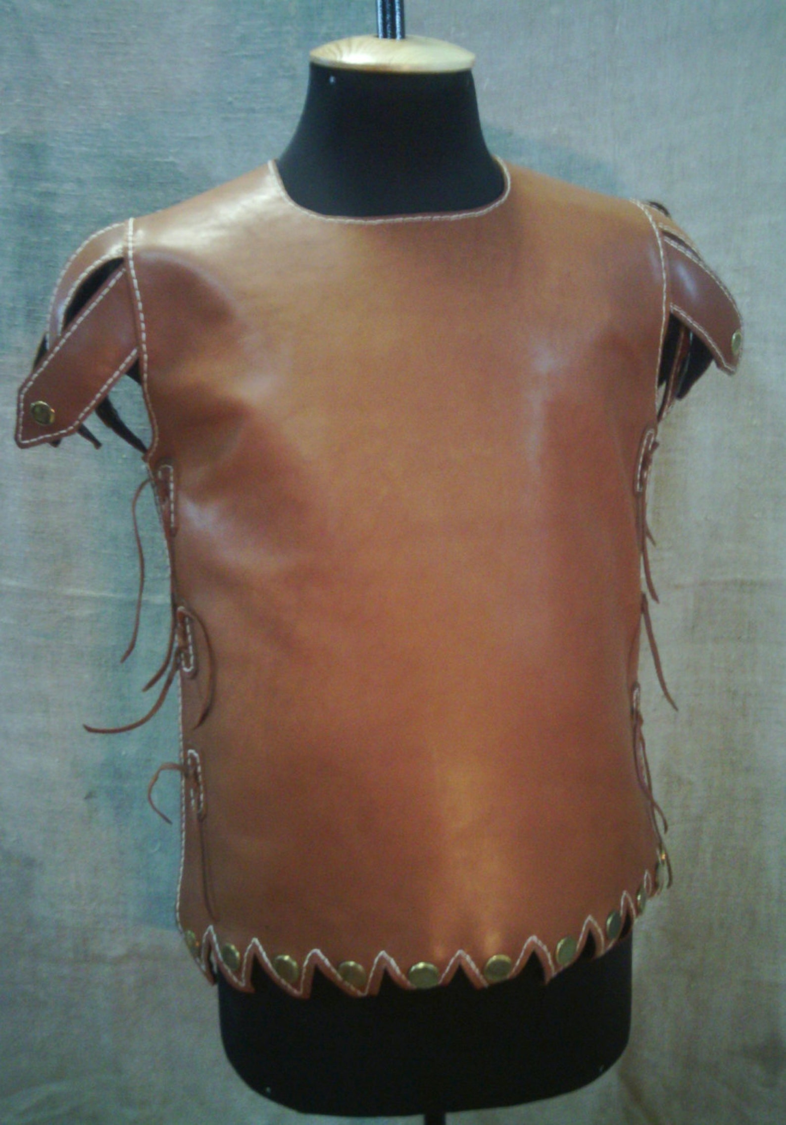 Leather Tunic Ancient Rome padded a Wool Old Rome - Etsy