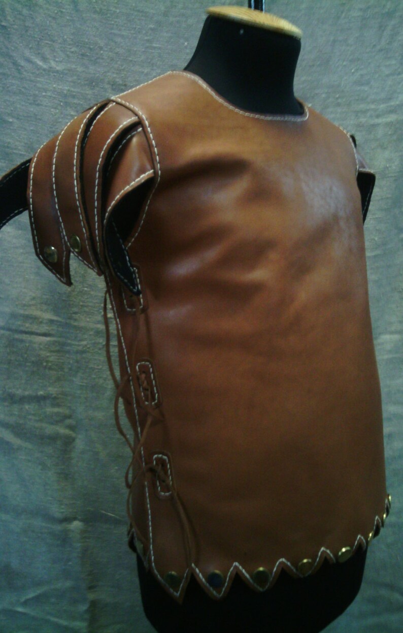 Leather Tunic Ancient Rome padded a Wool Old Rome - Etsy