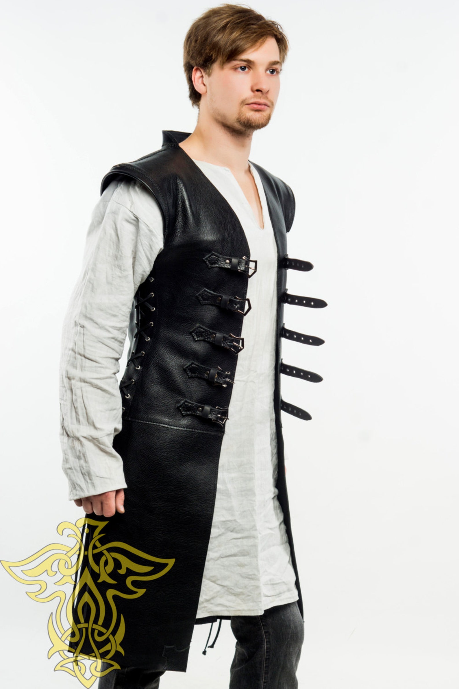 Leather Doublet corsarlarpcosplayleather - Etsy