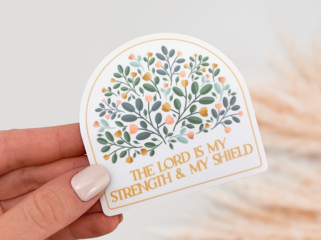 Floral Vinyl Sticker, Quotes About Life, Botanical Stickers, Bible ...