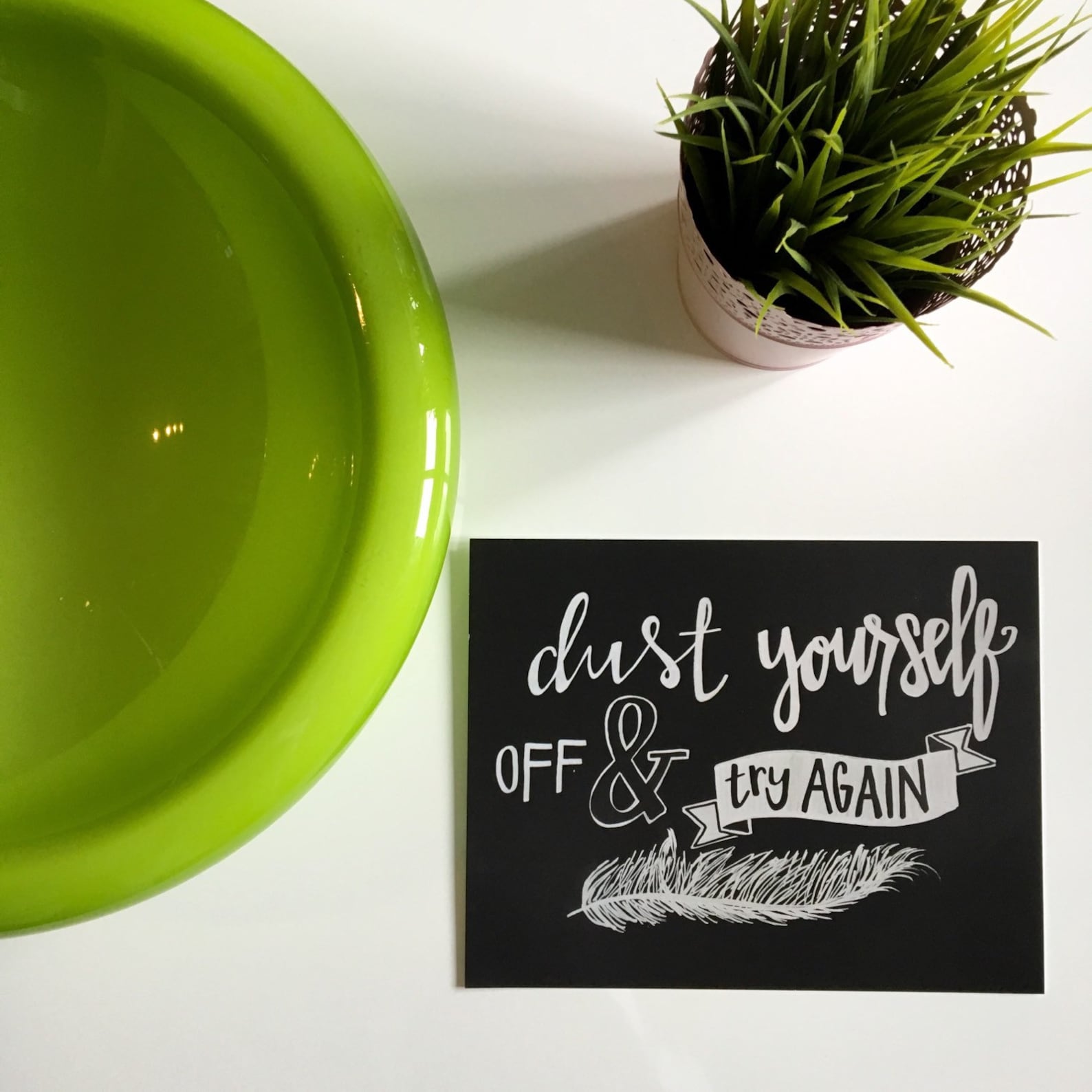 Dust Yourself off & Try Again Print Aaliyah Quote - Etsy