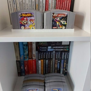 Retro Nintendo 64 Game Display Stand - N64 Games - Etsy