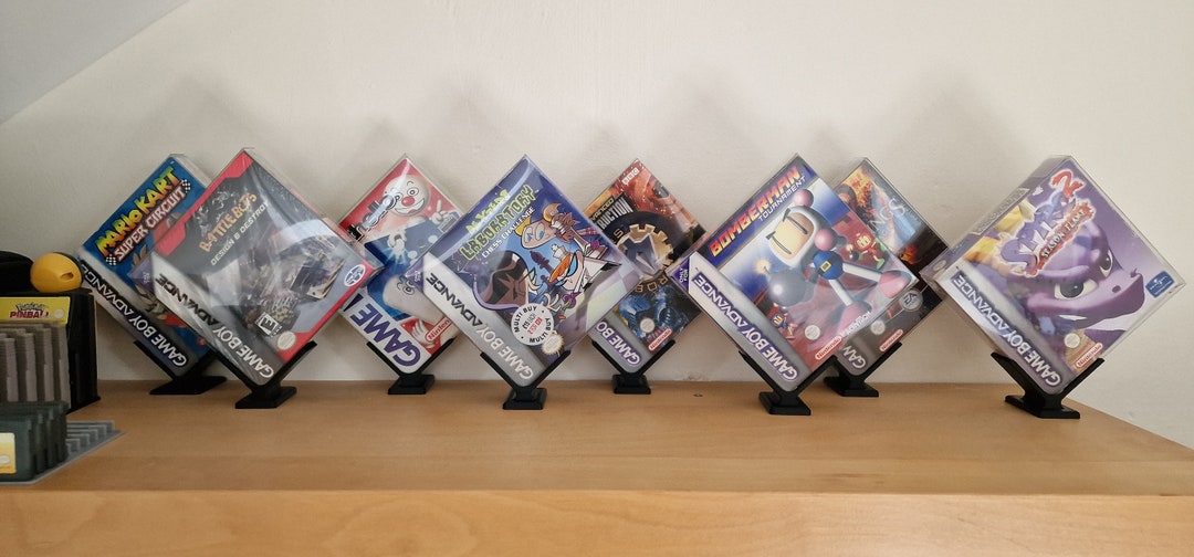 3D Printed Retro Game Box Stands for CIB Collectibles – Fits Gameboy ...