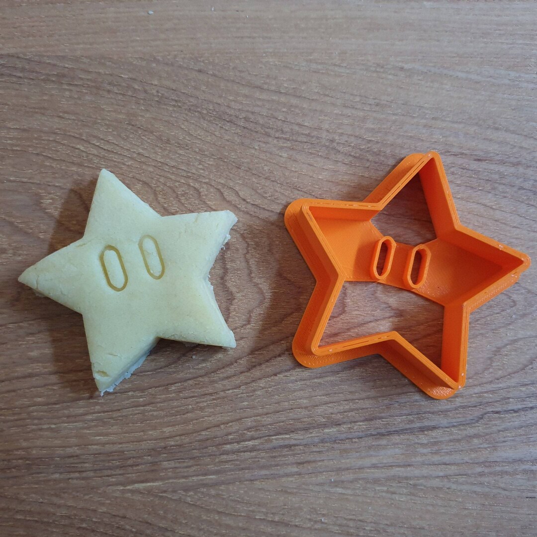 Super Mario Cookie Cutter Invincible Star. Custom Cookie Cutter ...