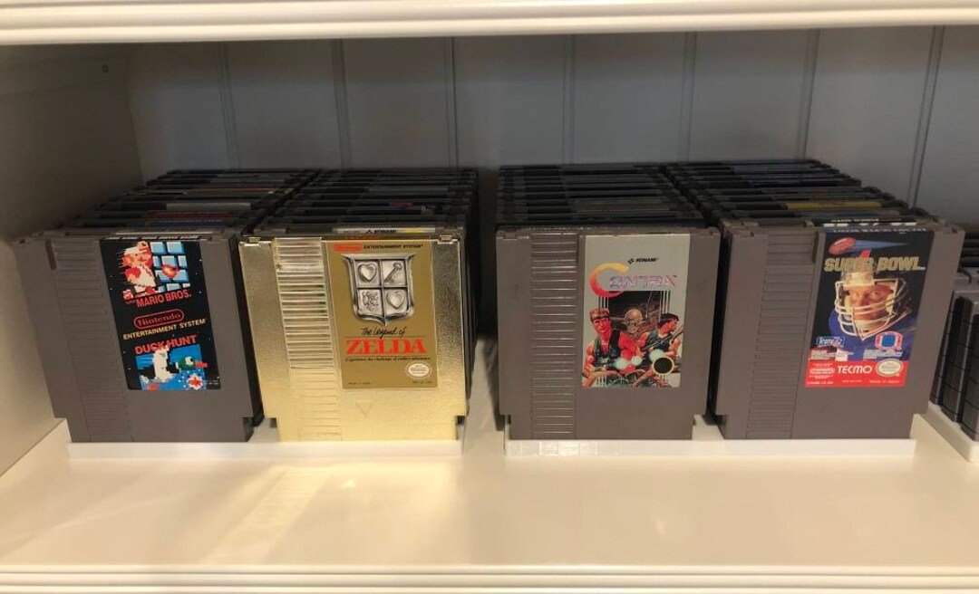 Retro NES Game Display Stand - Etsy