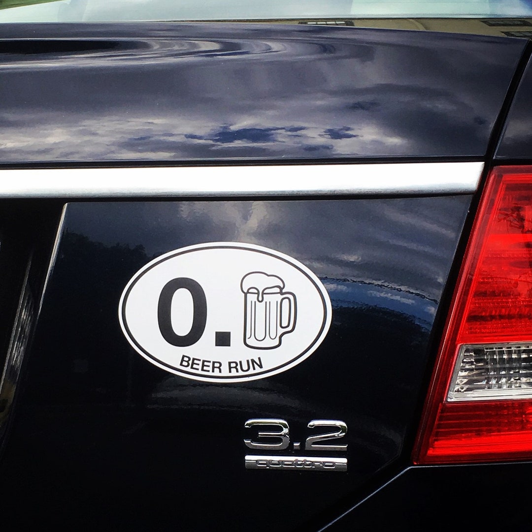 Beer Run Magnet Decal Car / Truck / Camper / Bumper / Cooler Fridge Bar ...