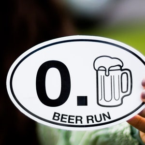 Beer Run Magnet Decal Car / Truck / Camper / Bumper / Cooler Fridge Bar ...