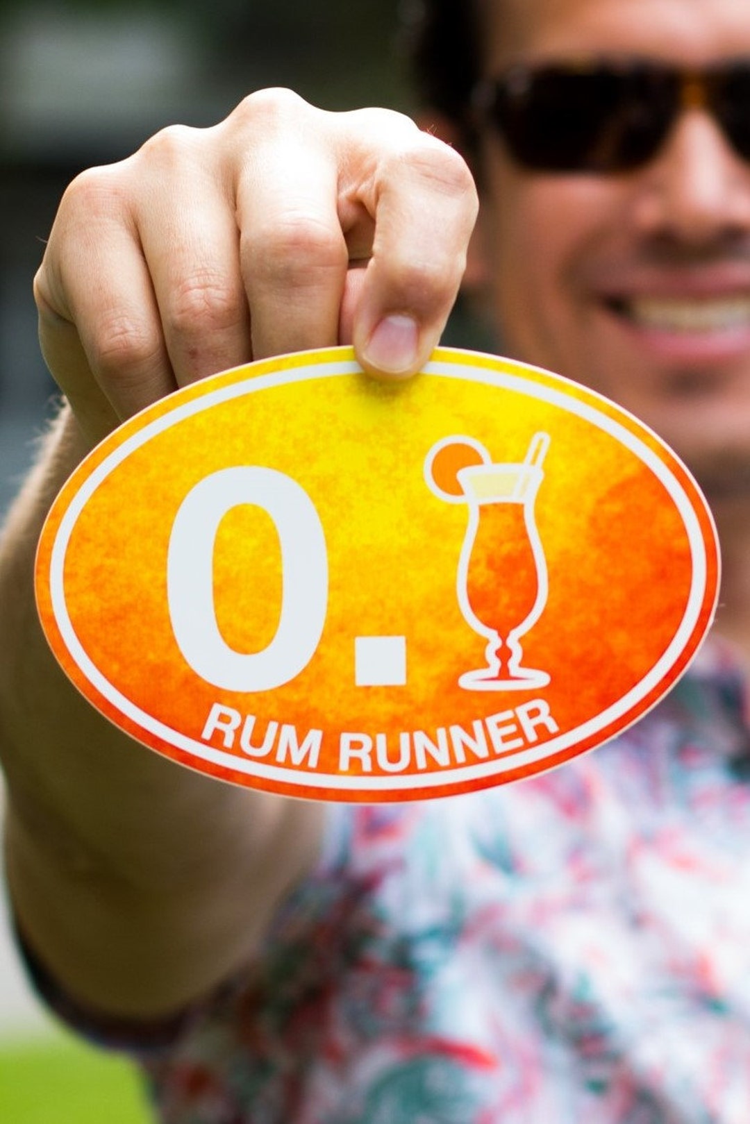 Rum Runner Sticker Decal Car Bumper Sticker / Tiki Bar / Cooler Fridge ...