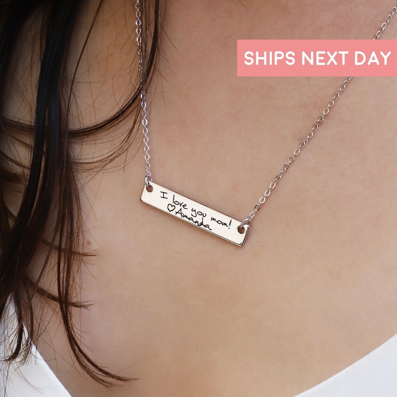 Handwriting Jewelry - Etsy
