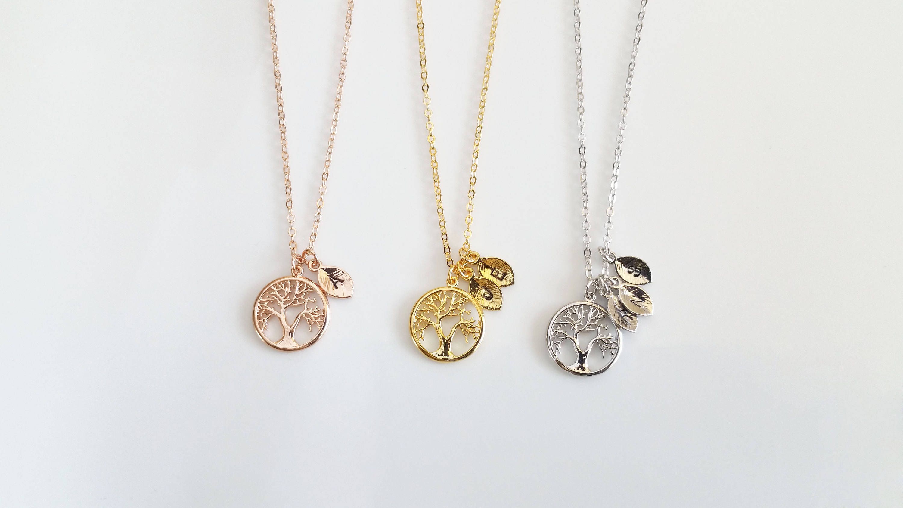 Family Tree Necklace Personalized Tree Necklace Tree of Life - Etsy