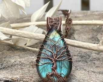 Wire Tree Pendant | Etsy