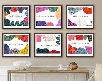 Slogan Poster Pack, AA Slogan Poster Pack, Al-anon Poster Pack, Alateen ...