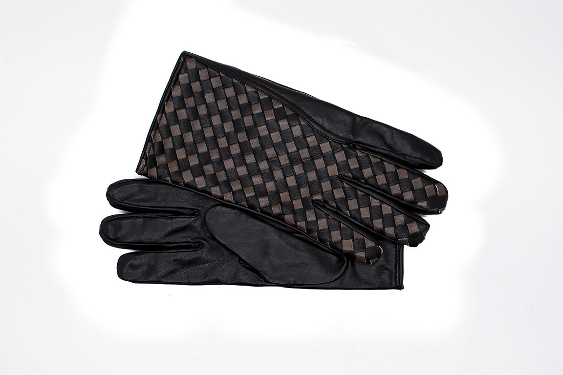 Altezzoso Castello Hand-knitted Winter Leather Gloves for Men | Etsy