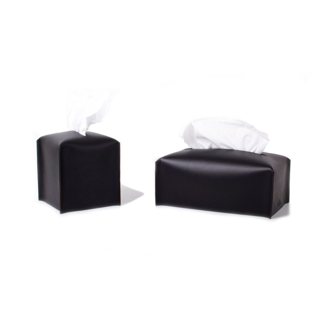 The Sniff - Leather Tissue Box Cover - Etsy
