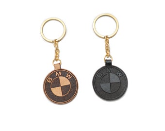 Bmw Leather Keychain - Etsy