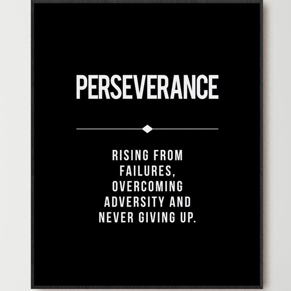 Perseverance - Etsy