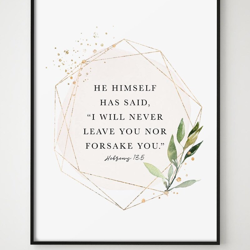 I Will Never Leave - Etsy