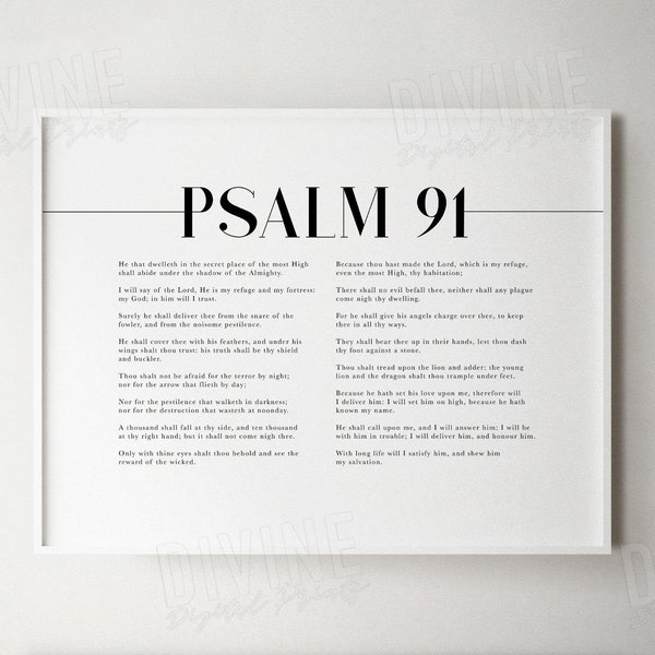 Psalm 91 - Etsy