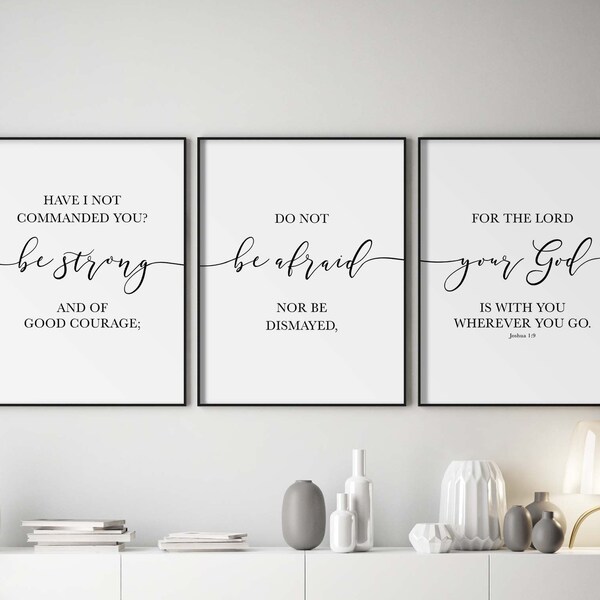 Bible Verse Wall Art - Etsy