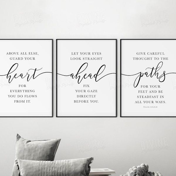 Proverbs Quote - Etsy