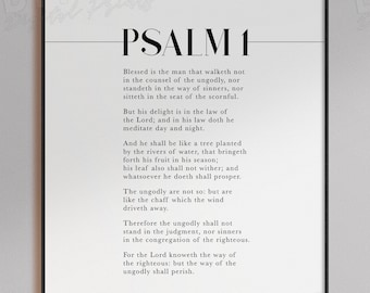 Kjv Bible Verse Wall Art - Etsy