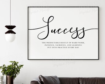 Self-made Definition Print Home Office Decor Small Business - Etsy