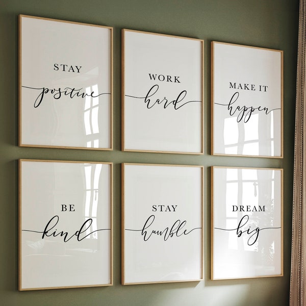 Positive Classroom Posters - Etsy