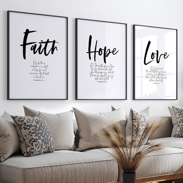 Faith Wall Art - Etsy