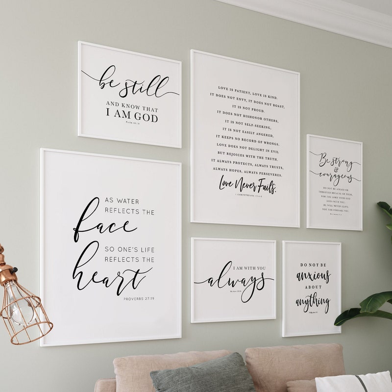 Bible Quote Art - Etsy