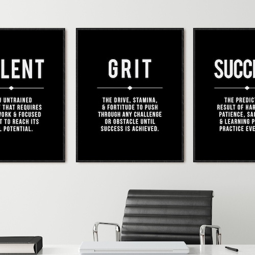 Focus Office Wall Decor Office Wall Art Motivational Office | Etsy India