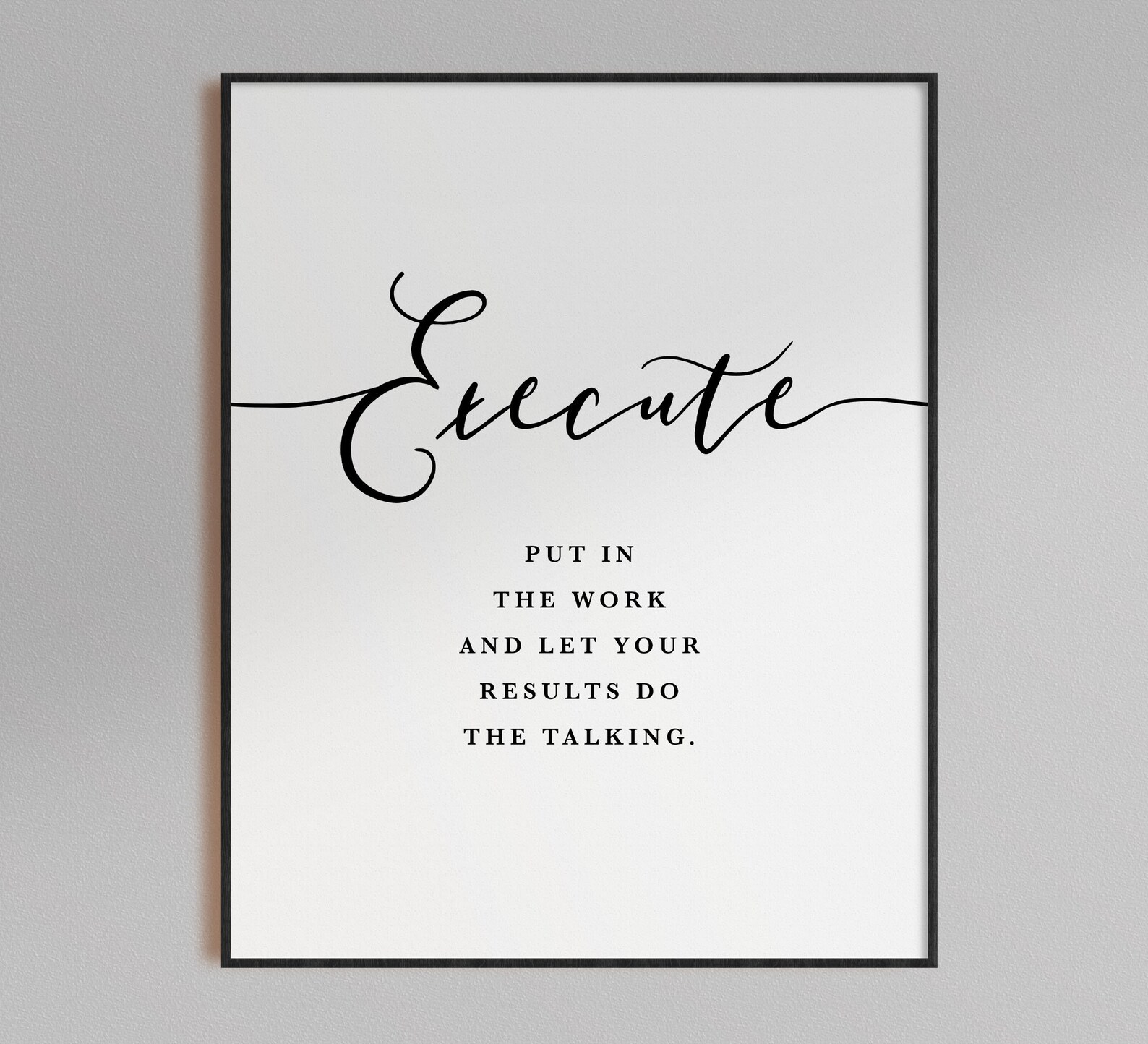 Office Decor Inspirational Print Printable Wall Art Set of - Etsy