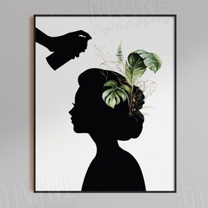 Hair Salon Decor Wall Art, Beauty Glam Decor, Hairdresser Sign, Digital ...