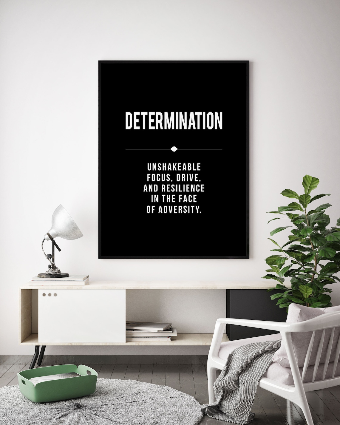 Determination Definition Print Goal Quote Motivational - Etsy