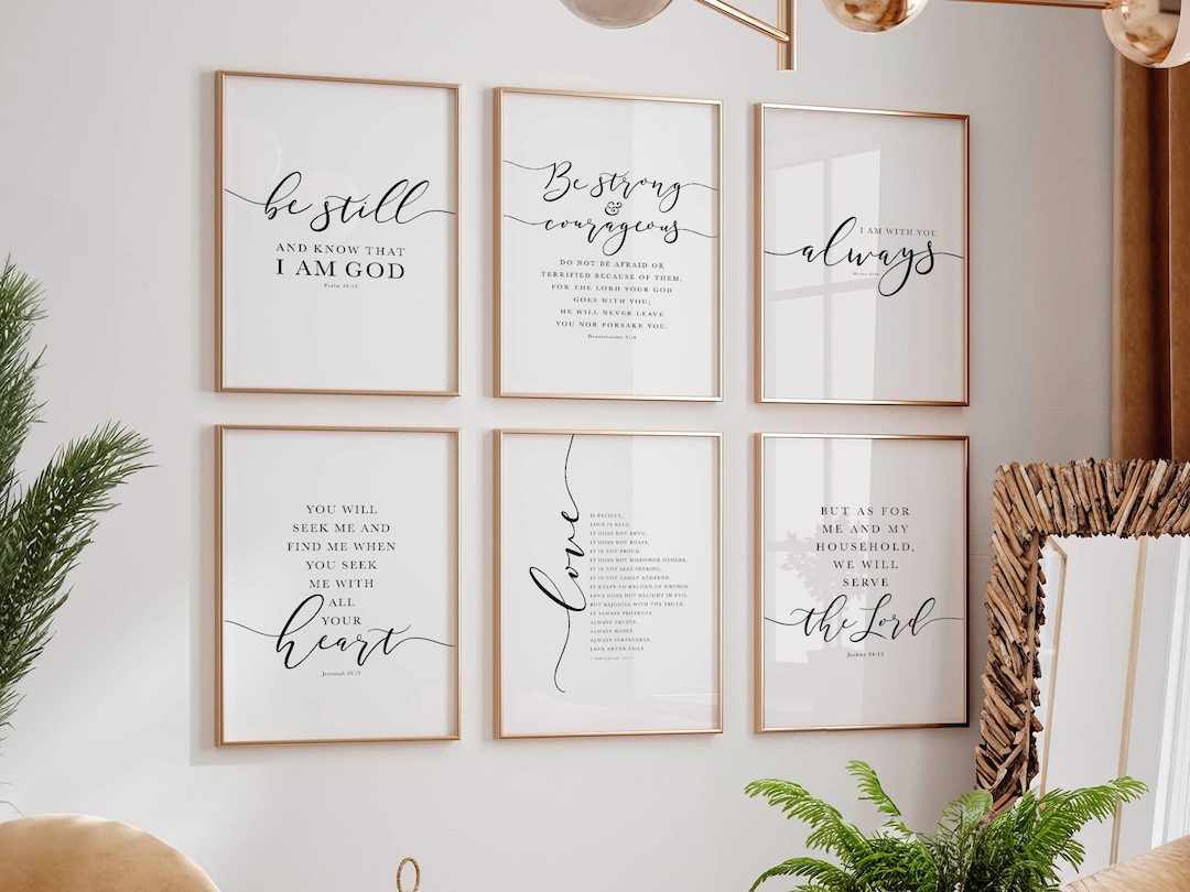 Christian Wall Art, Bible Verse Quotes, Popular NIV Printables ...