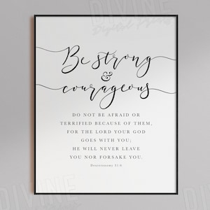 Bible Verse Wall Art, Large Poster, Set of 3 Print, Popular Scripture ...