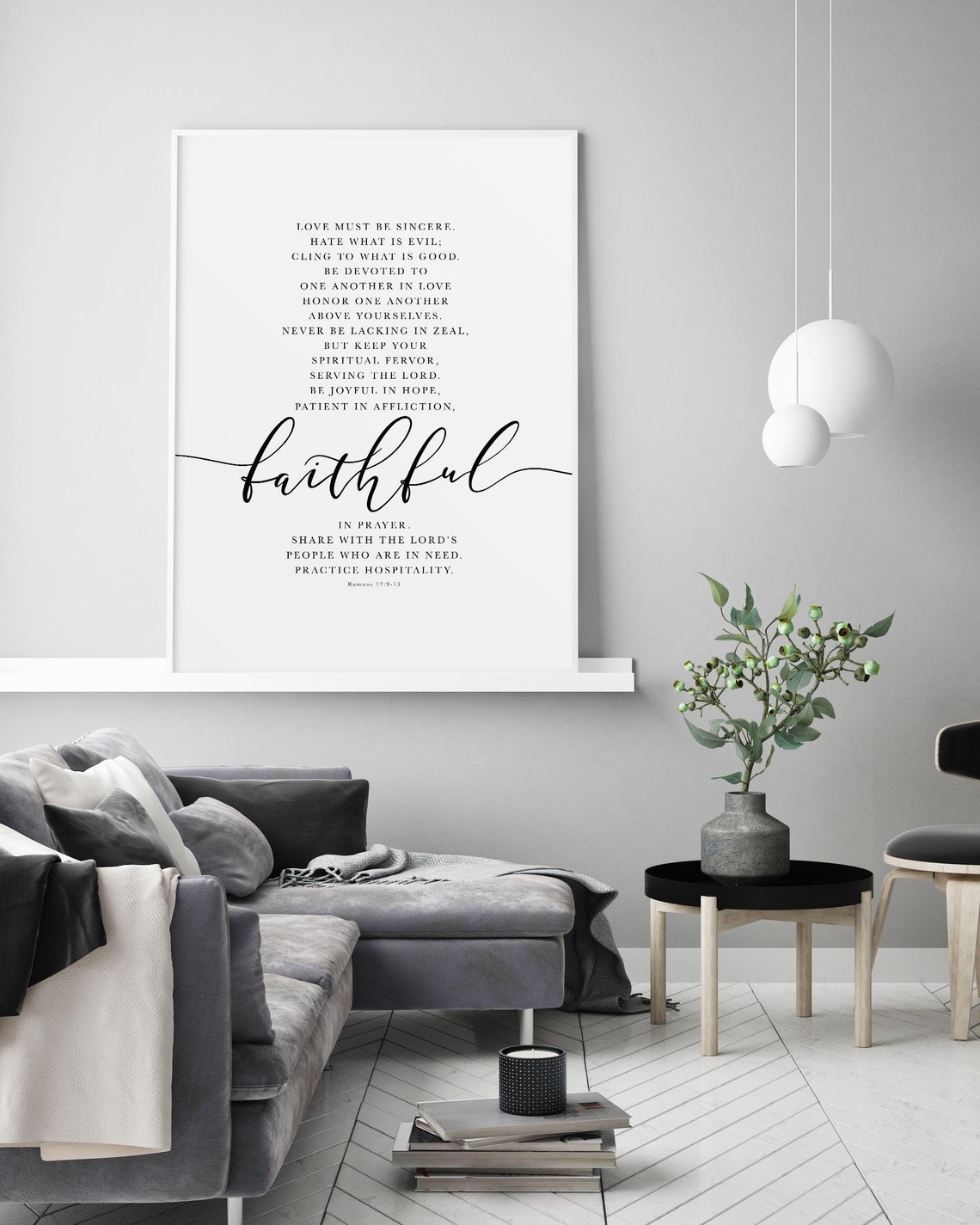 Romans 12 9 13 NIV Bible Verse Wall Art Faithful Verse Etsy Romans 12 9 13 NIV Bible Verse Wall Art Faithful Verse Etsy