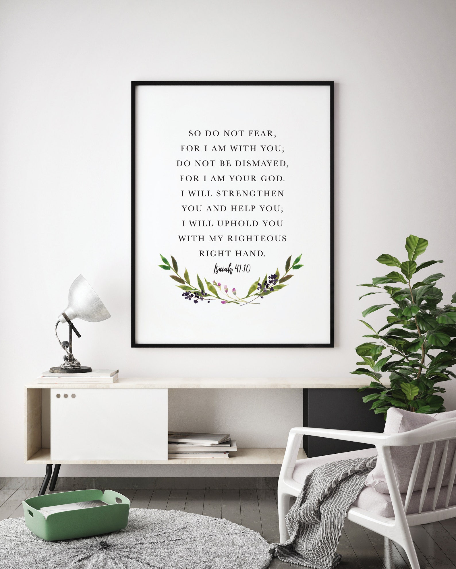 Bible Verse Print Christian Wall Art Scripture Wall Art - Etsy