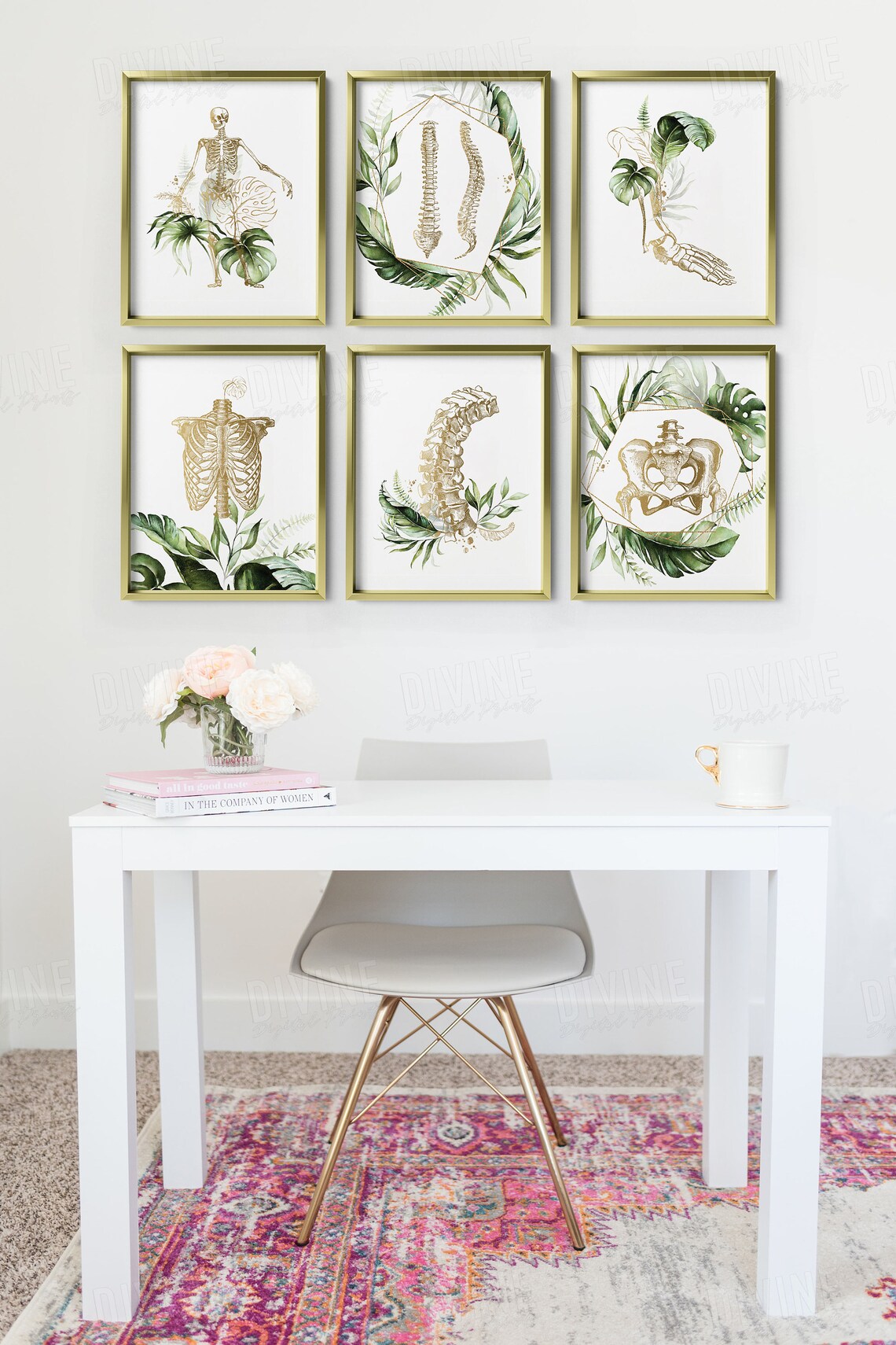 Chiropractic Wall Art Chiro Clinic Decor Spine Human Anatomy - Etsy