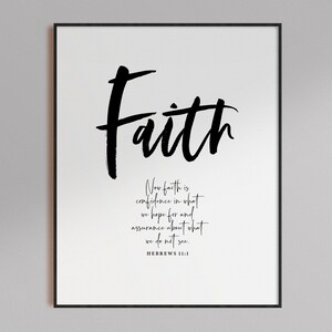 Faith Hope Love, Boho Bedroom Wall Art, Scripture Home Decor, Christian ...