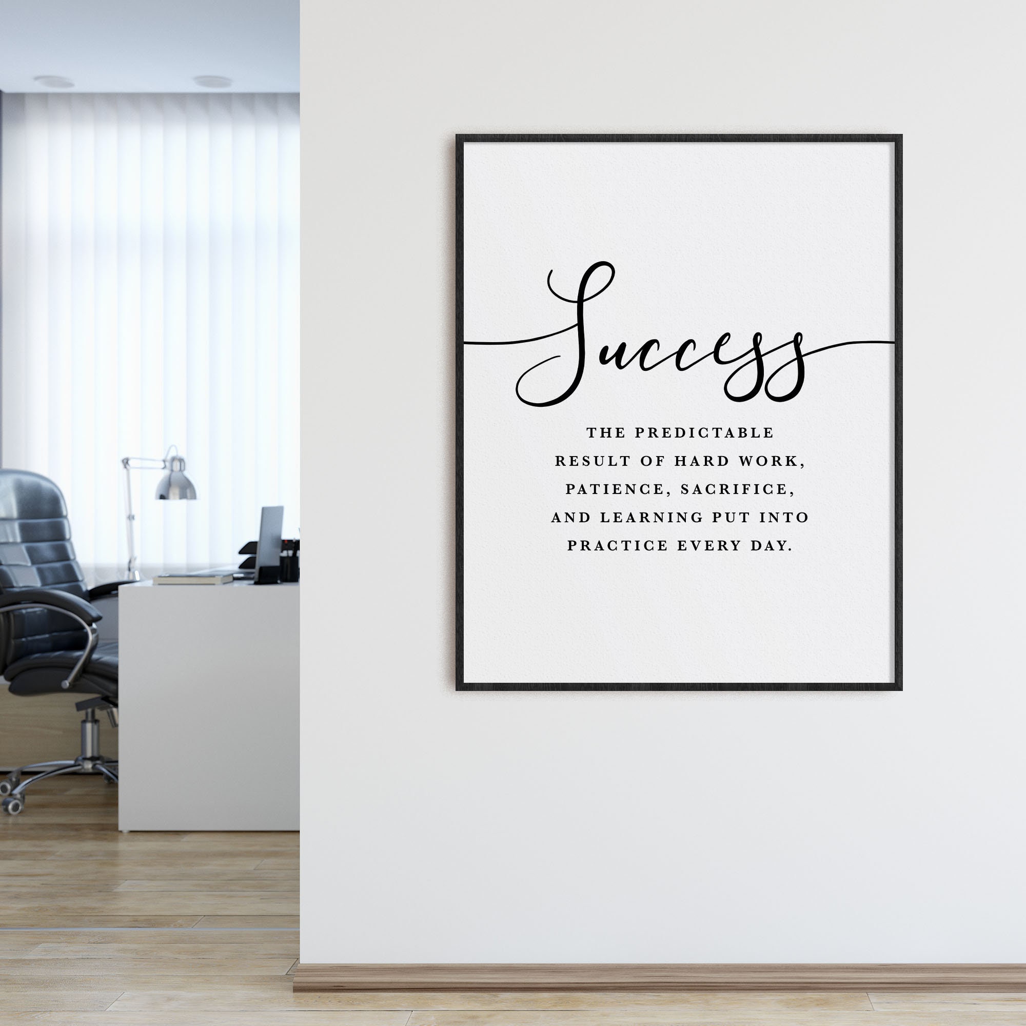 Success Office Print Female Office Wall Art Girl Boss Decor - Etsy Canada