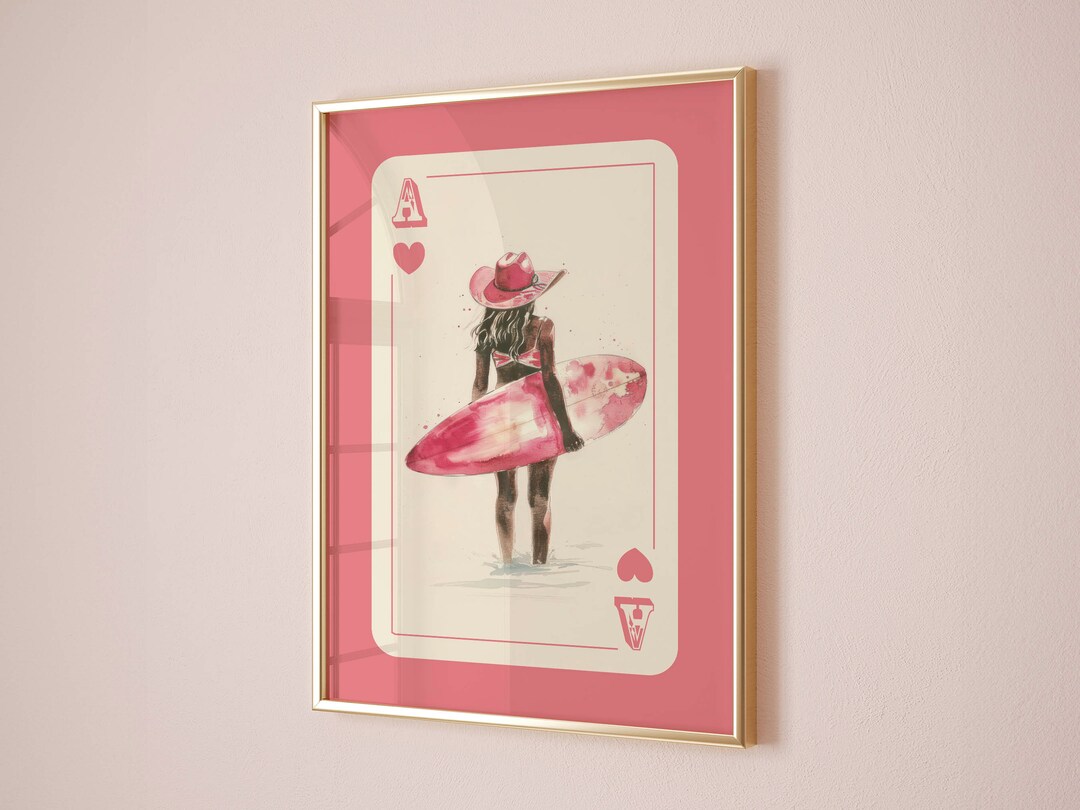 Bedroom Dorm Room Coastal Cowgirl Pink Decor Surfer Girl Gift Preppy ...