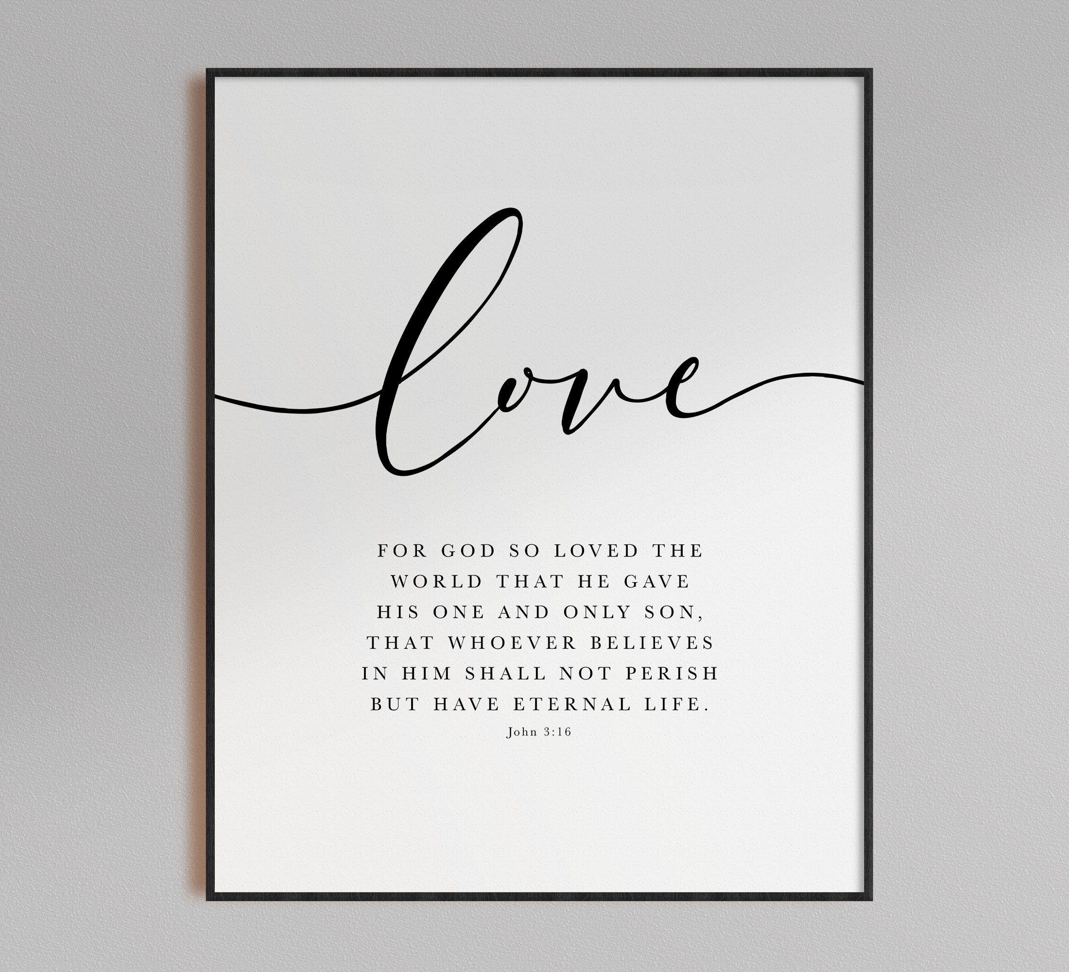 Faith Hope Love Bible Verse Wall Art Set of 3 Prints | Etsy Australia