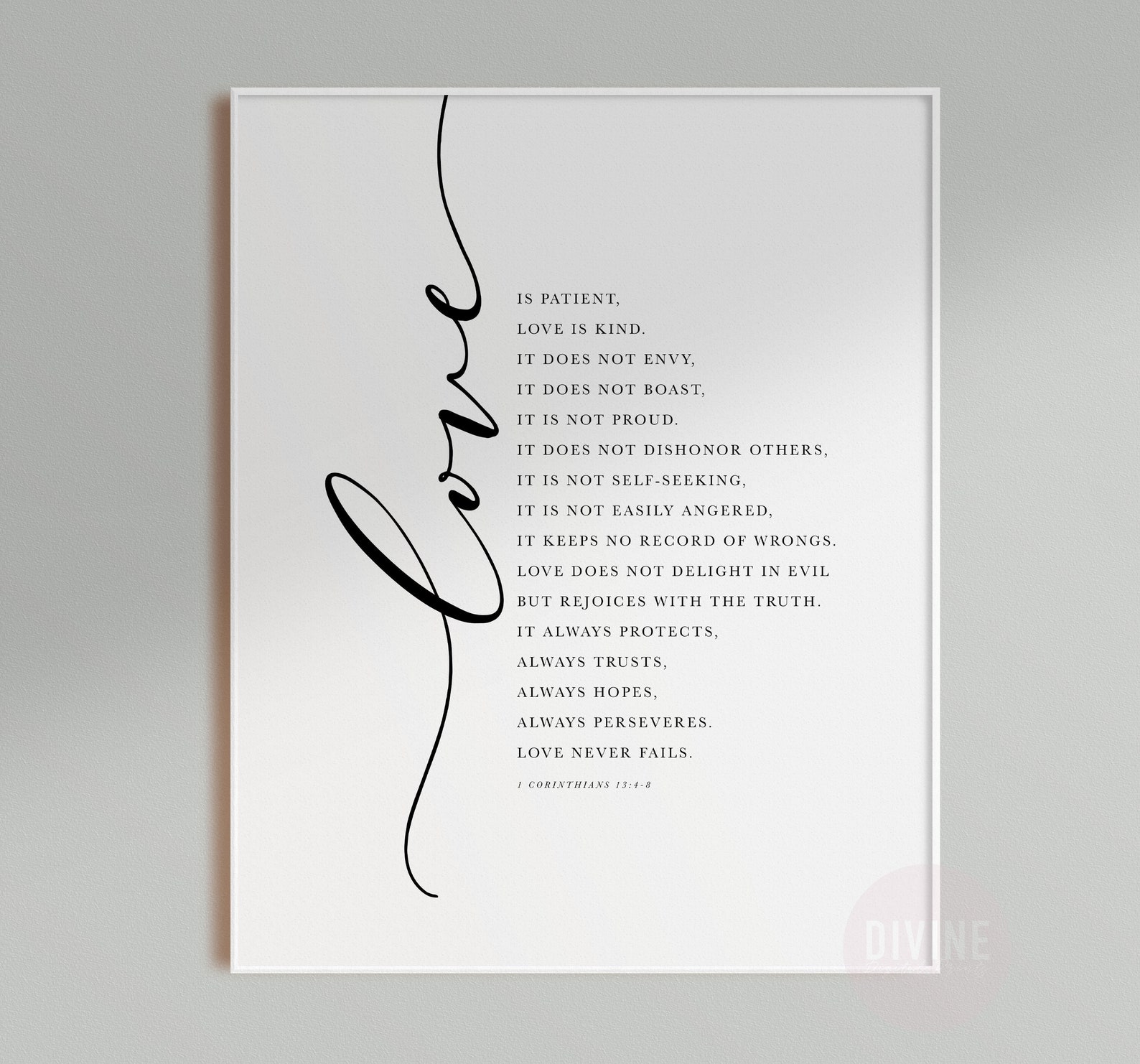 Christian Living Room Home Decor Scripture Wall Art Gallery | Etsy