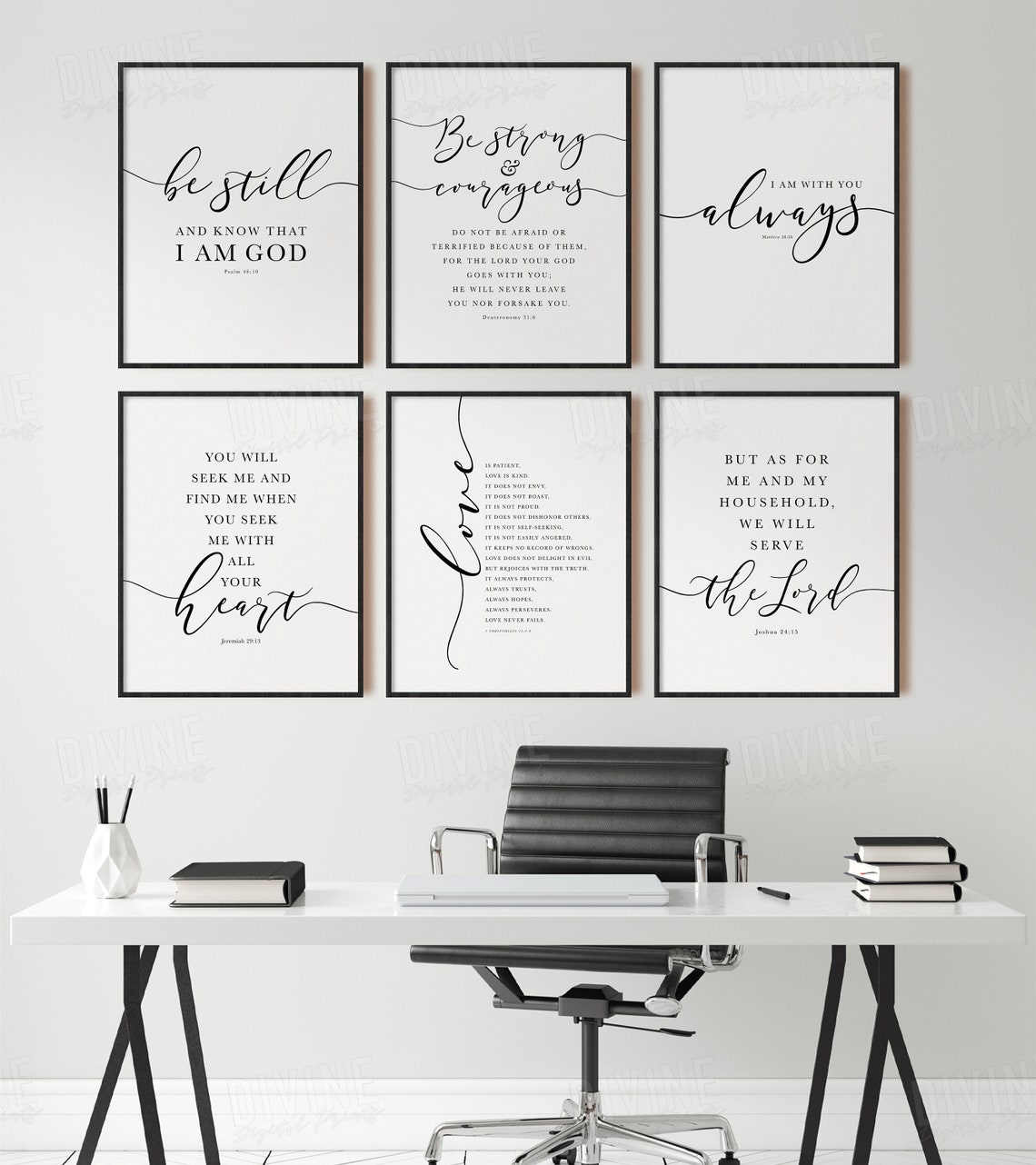 Christian Wall Art Bible Verse Quotes Popular NIV - Etsy Canada